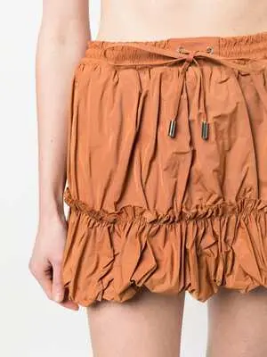 Dsquared2 Pleated Drawstring Miniskirt