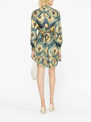 Ulla Johnson Jude Diamond-print Shirt Dress
