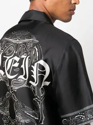 Philipp Plein Skull-print Silk Shirt