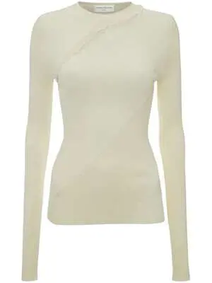 Victoria Beckham Spiral Knitted Top