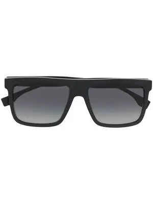 BOSS Polarised Oversize-frame Sunglasses - Black