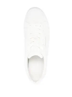 Calvin Klein Calf Leather Lace-up Sneakers
