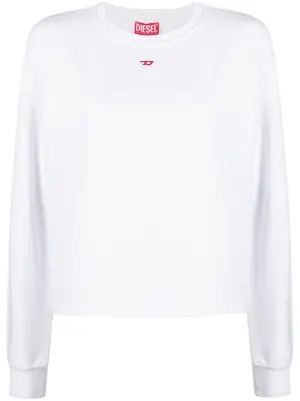 DIESEL® Logo-embroidered Sweatshirt