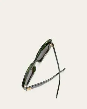 Loewe Rectangle Sunglasses With Anagram
