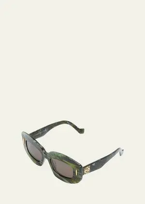 Loewe Rectangle Sunglasses With Anagram