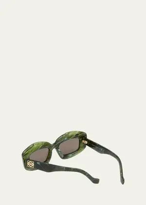Loewe Rectangle Sunglasses With Anagram