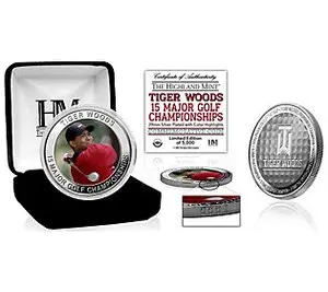 HIGHLAND MINT The Tiger Woods Golf Championship S Silver Coin - One-color
