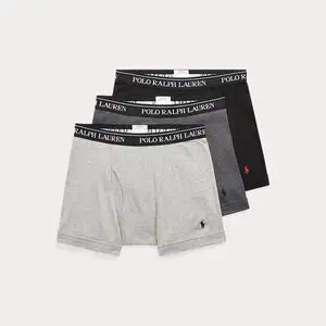 Ralph Lauren Cotton Wicking Boxer Brief 3-pack - White