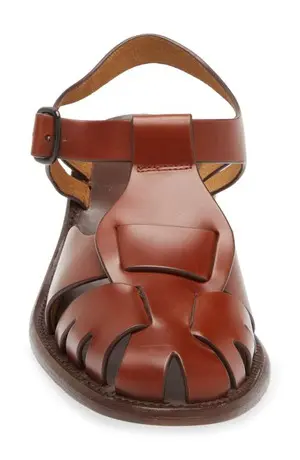 Hereu Pesca Block Heel Fisherman Sandal - Tan
