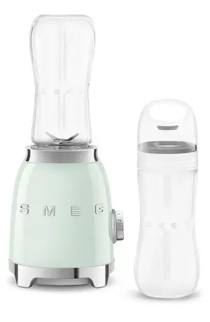 SMEG Personal Blender & Bottle To Go Set - Pastel Green