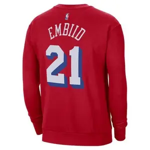 JORDAN BRAND Joel Embiid Philadelphia 76ers Statement Name & Number Pullover Sweatshirt
