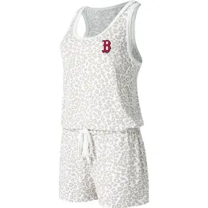CONCEPTS SPORT Boston Red Sox Montana Hacci Knit Romper - Cream