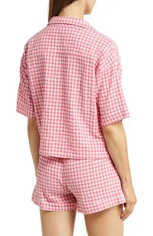 PAPINELLE Seersucker Short Pajamas