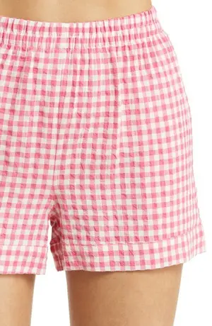 PAPINELLE Seersucker Short Pajamas