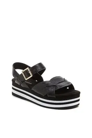 KELSI DAGGER BROOKLYN Breeze Platform Sandals - Black