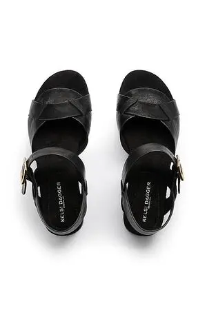 KELSI DAGGER BROOKLYN Breeze Platform Sandals - Black