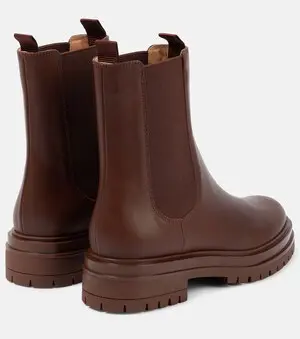 GIANVITO ROSSI Chester Leather Chelsea Boots