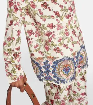 Etro Printed Silk Shirt