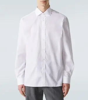 Ralph Lauren Purple Label Cotton Shirt - White