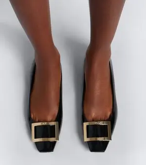 ROGER VIVIER Trompette Ballet Flats - Black