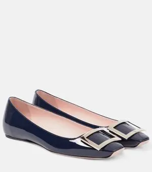 ROGER VIVIER Trompette Ballet Flats - Blue
