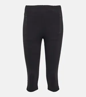 Wardrobe.NYC Cropped Leggings - Black