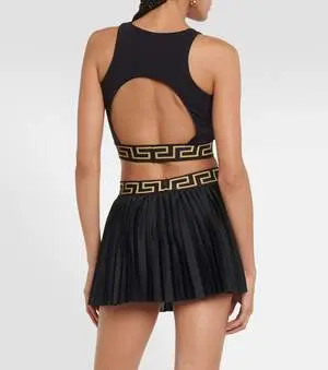 Versace Greca Cutout Sports Bra