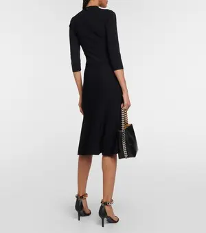 Stella McCartney Mockneck Midi Dress