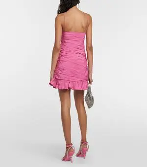 LoveShackFancy Jessilyn Ruched Minidress