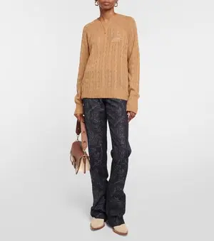 Etro Cable-knit Cashmere Sweater