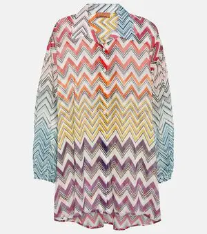 Missoni Zig-zag Cotton And Silk Shirt