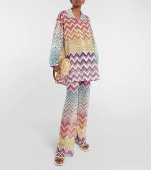 Missoni Zig-zag Cotton And Silk Shirt
