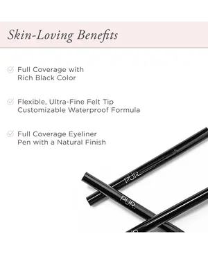 PUR On Point Waterproof Liquid Eyeliner Pen