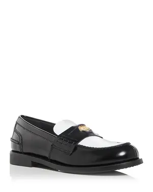 Miu Miu Leather Penny Loafers