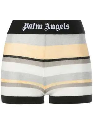 Palm Angels High Waisted Shorts For Women