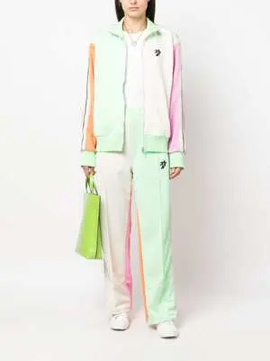 Palm Angels Logo Print Colorblock Track Pants