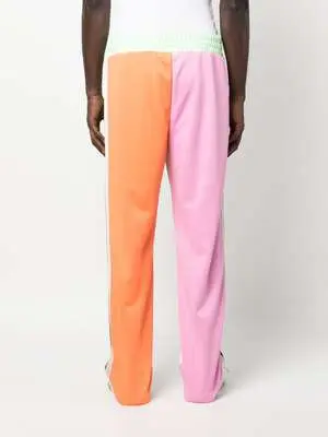 Palm Angels Logo Print Colorblock Track Pants