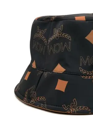Mcm Reversible Monogram Bucket Hat