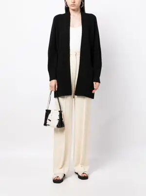 Vince Open-front Cashmere Cardigan-coat - Black