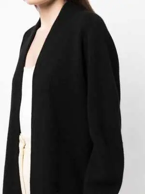 Vince Open-front Cashmere Cardigan-coat - Black