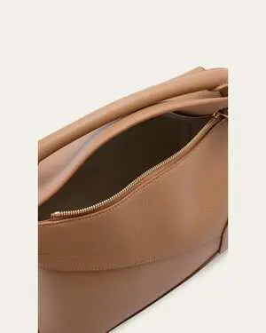Loewe Puzzle Edge Medium Top-handle Bag - Toffee