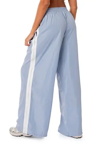 EDIKTED Fauna Track Pants - Light-blue