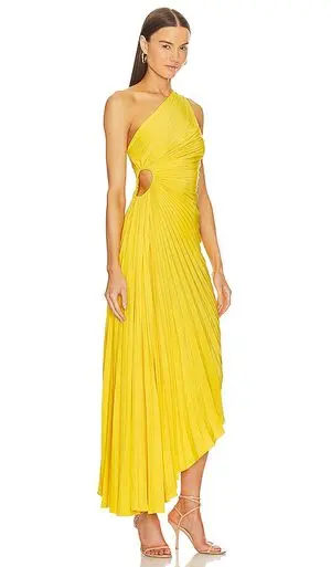 A.L.C. Delfina Dress In Yellow