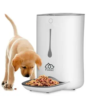 SERENELIFE Serenelife Smart Automatic Cat And Dog Food Dispenser - White