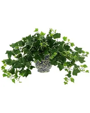 Creative Displays Creative Displays Ivy Arrangement In A Decorative Ceramic Pot - Green