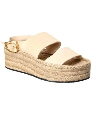 Rag & Bone Rag & Bone Odyssey Suede Wedge Sandal - Brown