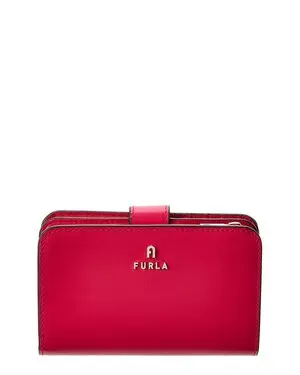 Furla Furla Camelia Medium Leather Compact Wallet - Pink