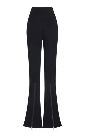 Moncler Zipped Flared-leg Knit Ski Pants