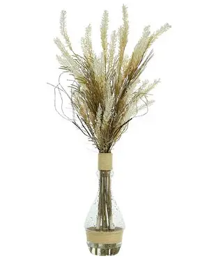 Creative Displays Creative Displays Tall Cream & Beige Pampas Grass Floral Display - Cream
