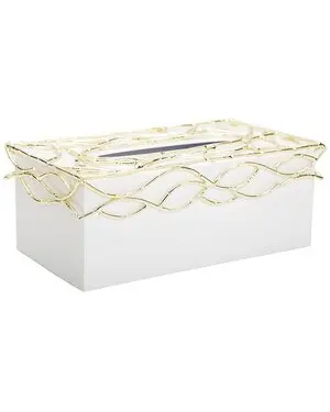 ALICE PAZKUS Alice Pazkus Mesh Design Tissue Box - White